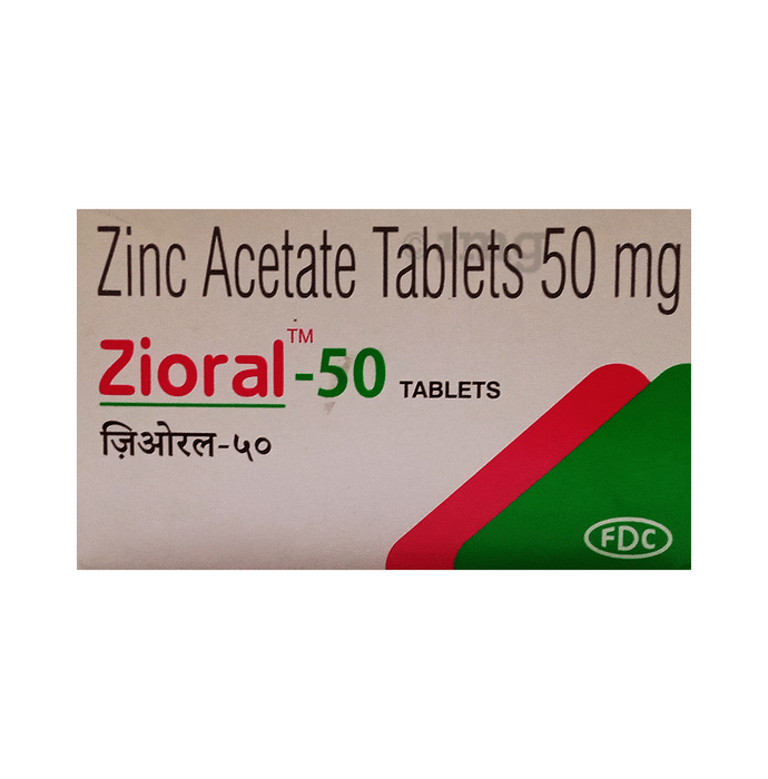 Zioral 50 Tablet: Buy strip of 15 tablets at best price in India | 1mg