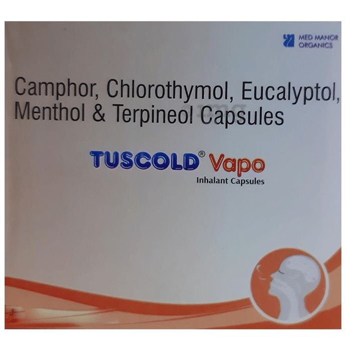 Tuscold Vapo Inhalant Capsule: Buy strip of 10.0 capsules at best price ...