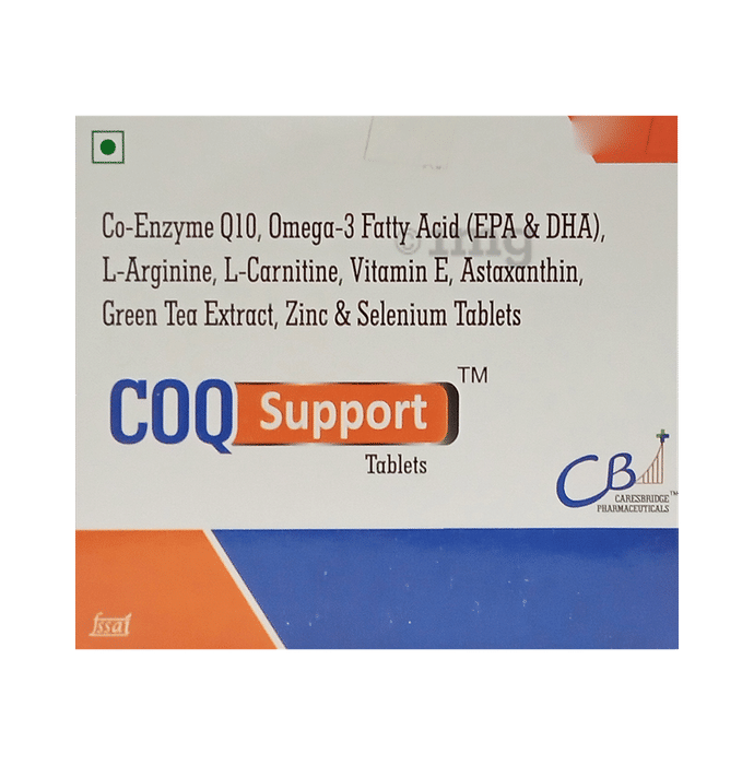 COQ Support Tablet: Buy strip of 10 tablets at best price in India | 1mg