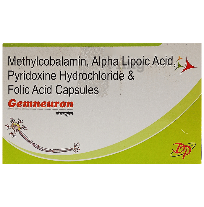 Gemneuron Capsule: Buy strip of 10.0 capsules at best price in India | 1mg