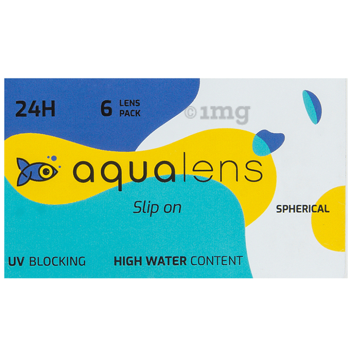 Aqualens 24H Contact Lens with High Water Content & UV Protection ...